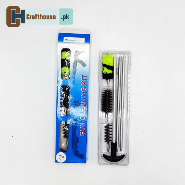 12 Bore Cleaning Kit with expandable Rods , cotton and brass brushes ...